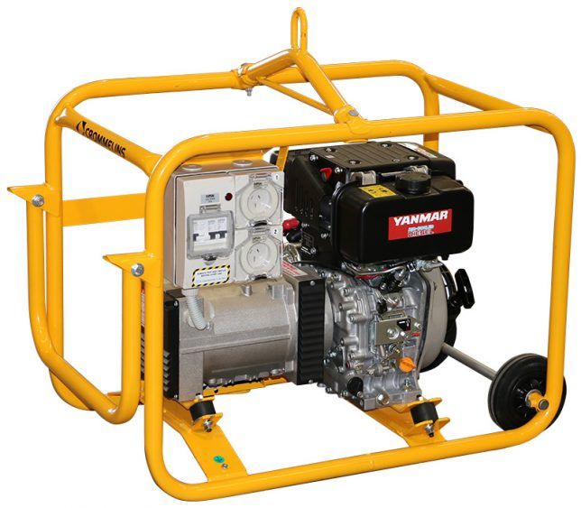 Crommelins Generator 5.5kW Yanmar Diesel Hirepack | Equipment Services Crommelins Generator 5.5kW Yanmar Diesel Hirepack | Equipment Services
